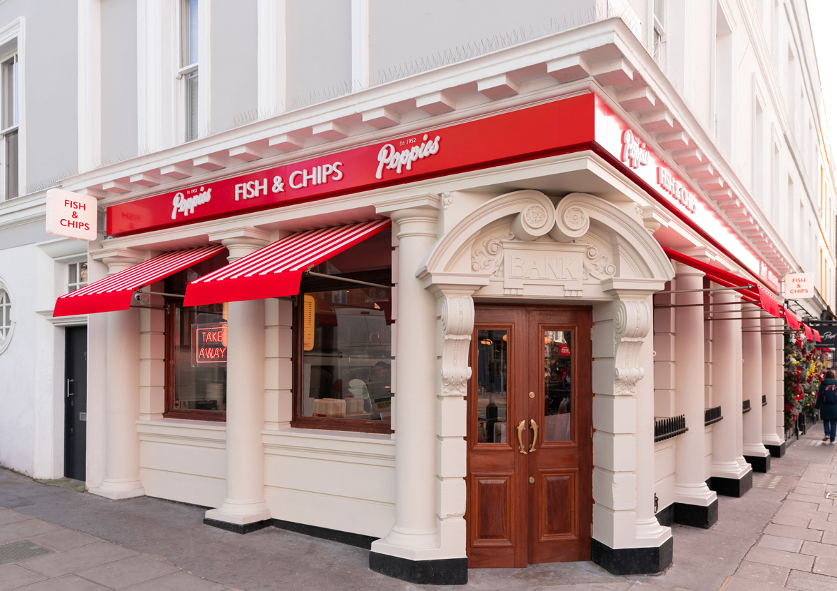 Fish And Chips Portobello, West London - Poppies Fish & Chips